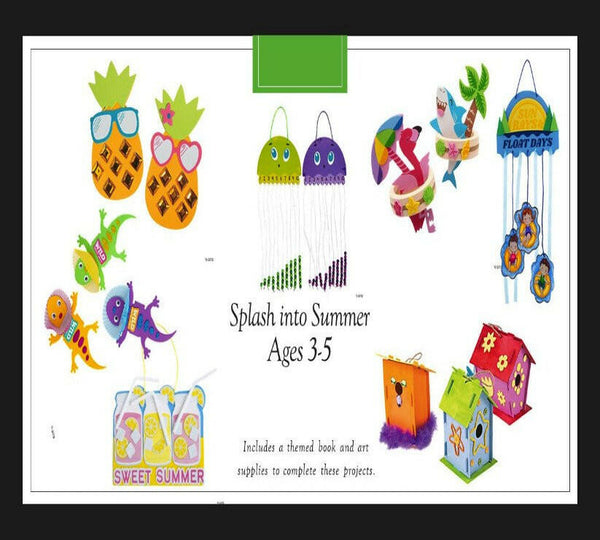 The Splash into Summer Craft Box, Ages 3-5