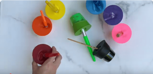 DIY No Spill Paint Cups