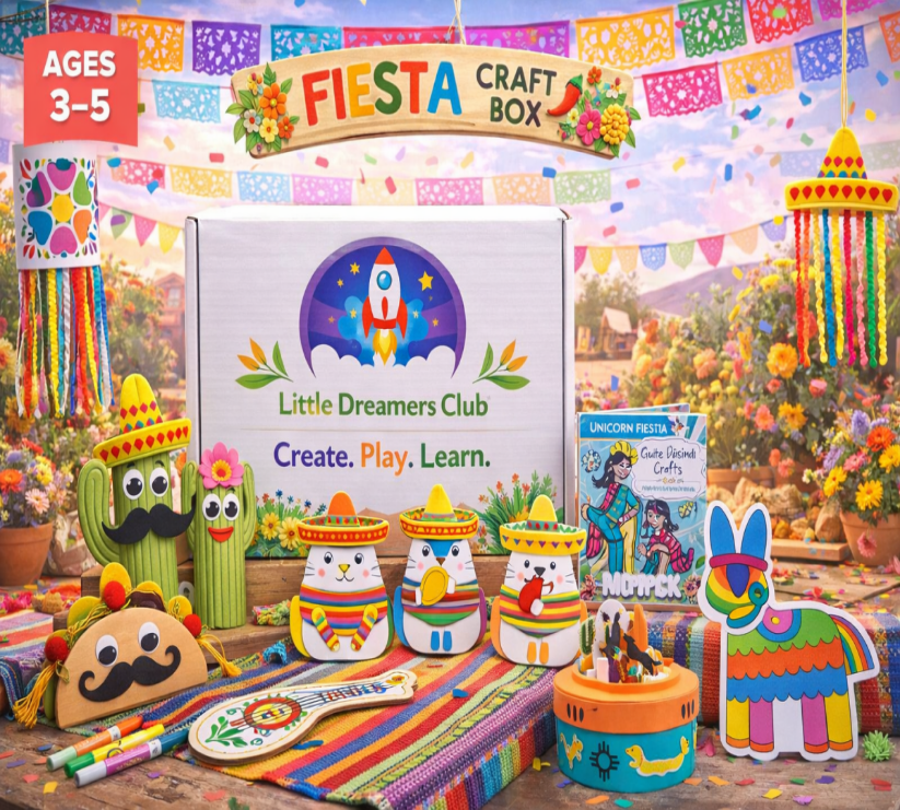 The Incredible Fiesta Fun Craft Box for Kids Ages 3–5 | Little Dreamers ...